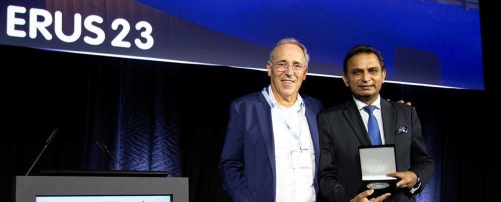 ERUS23: Prof. Dasgupta wins John Wickham Award - Uroweb